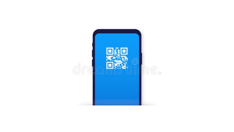Scan To Pay. Smartphone To Scan QR Code on Paper for Detail, Technology ...