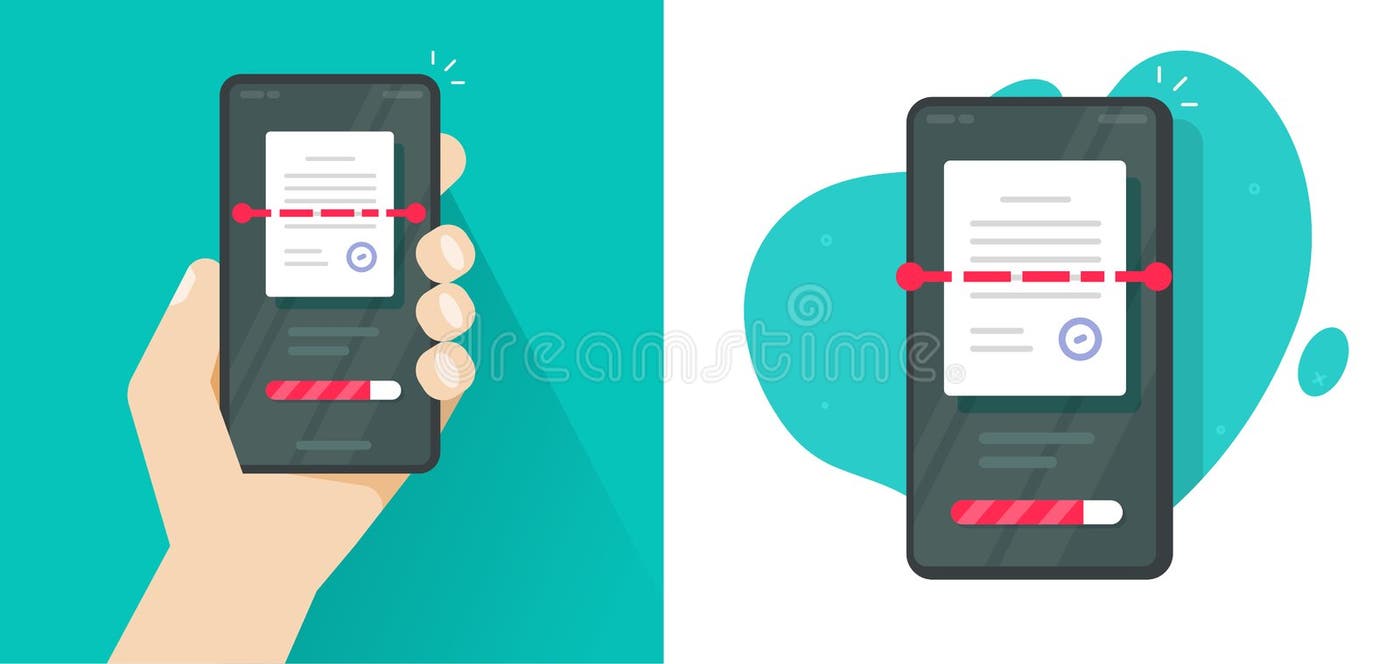 Person Scanning Paper Stock Illustrations – 567 Person Scanning Paper ...