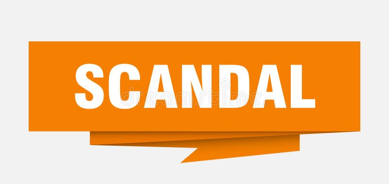 Scandal Banner Stock Illustrations – 419 Scandal Banner Stock ...