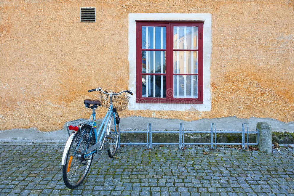 Scandinavian bicycle stock photo. Image of public, karlskrona - 21245054