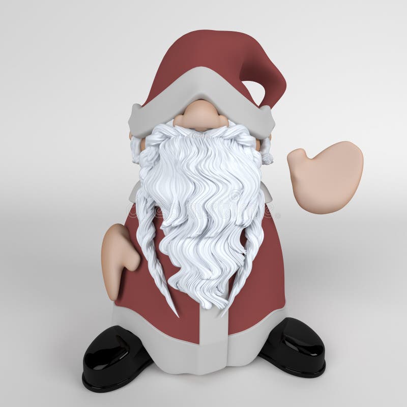 Scandinavian Christmas Gonk Stock Illustration - Illustration of ...