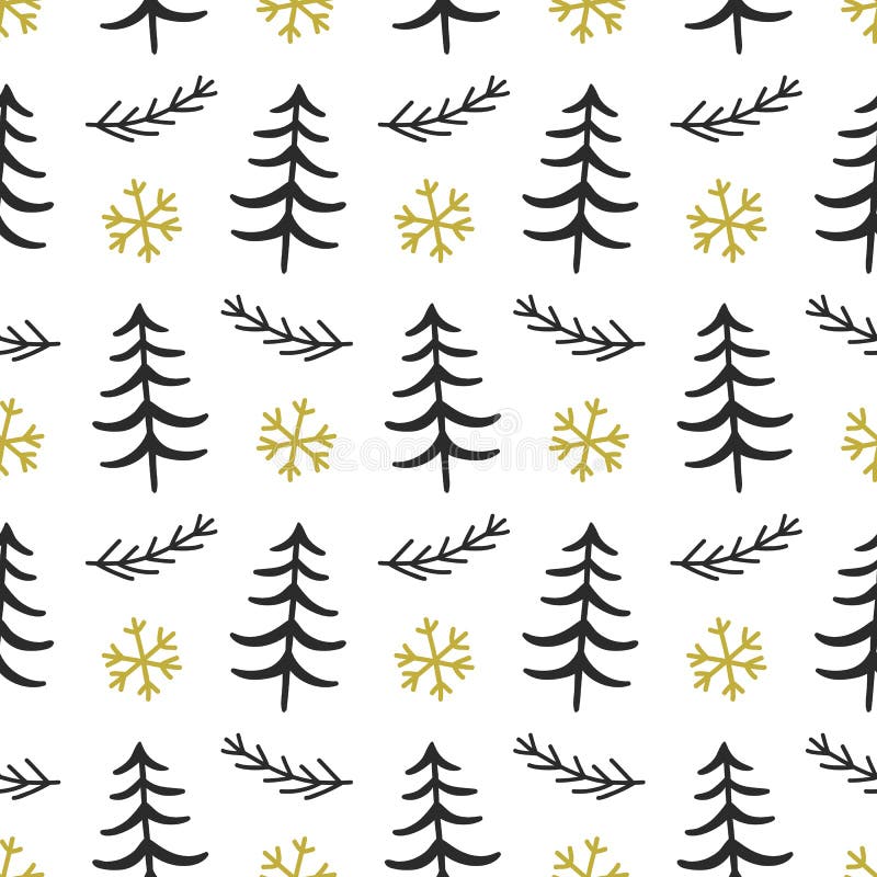 Scandinavian Forest Trees Nordic Seamless Pattern Stock Vector ... Scandinavian Forest Trees Nordic Seamless Pattern Stock Vector ...