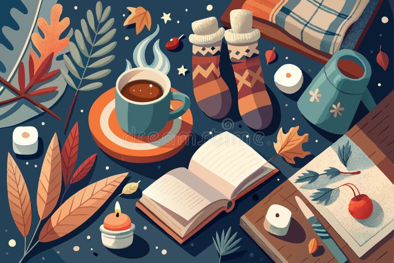 Scandinavian Inspired Flat Lay Vector Minimalist Lifestyle Essentials ...