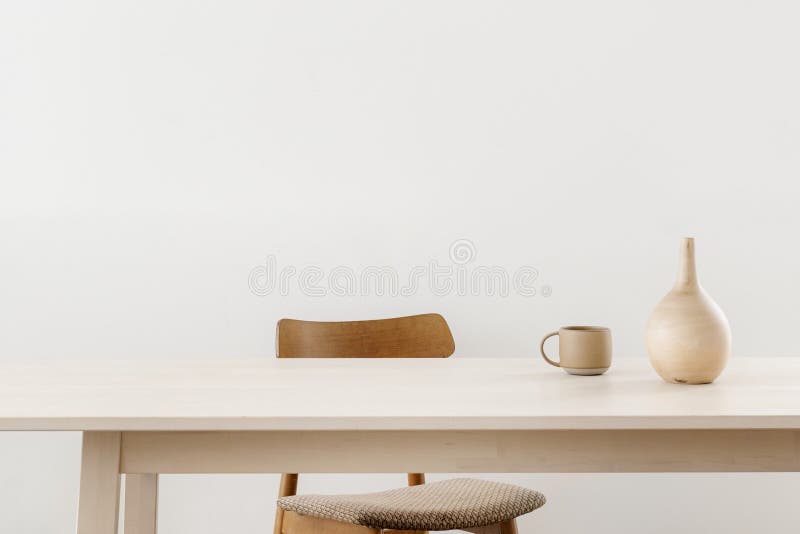 Scandinavian Minimal Style with Design Space Stock Image - Image of ...