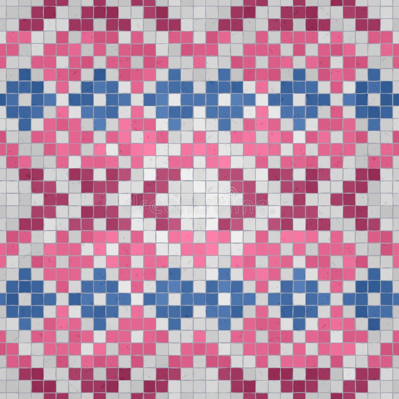 Scandinavian Mosaic Vector Pattern 19 Stock Vector - Illustration of ...