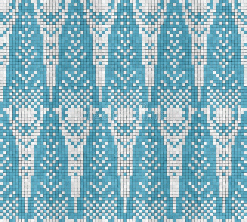 Scandinavian Mosaic Vector Pattern 22 Stock Vector - Illustration of ...