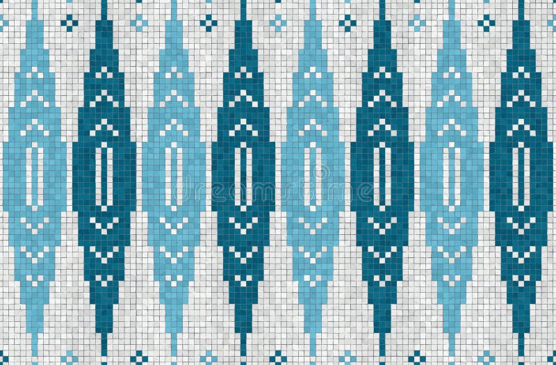 Scandinavian Mosaic Vector Pattern 23 Stock Vector - Illustration of ...