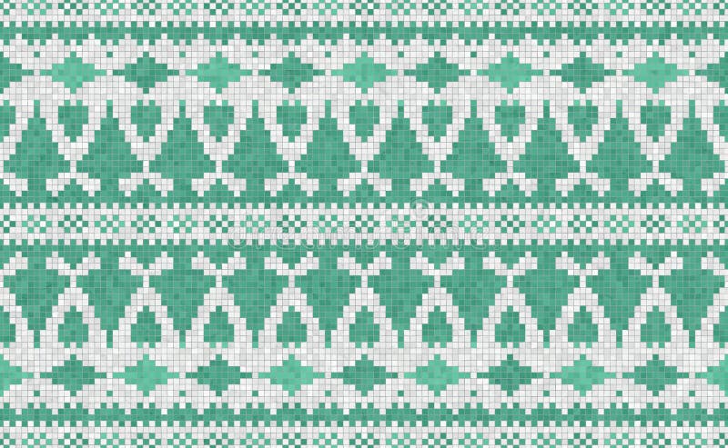 Scandinavian Mosaic Vector Pattern 24 Stock Vector - Illustration of ...