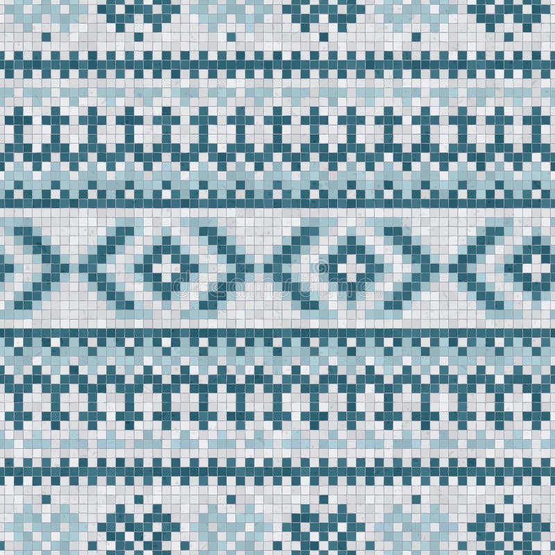 Scandinavian Mosaic Vector Pattern 33 Stock Vector - Illustration of ...