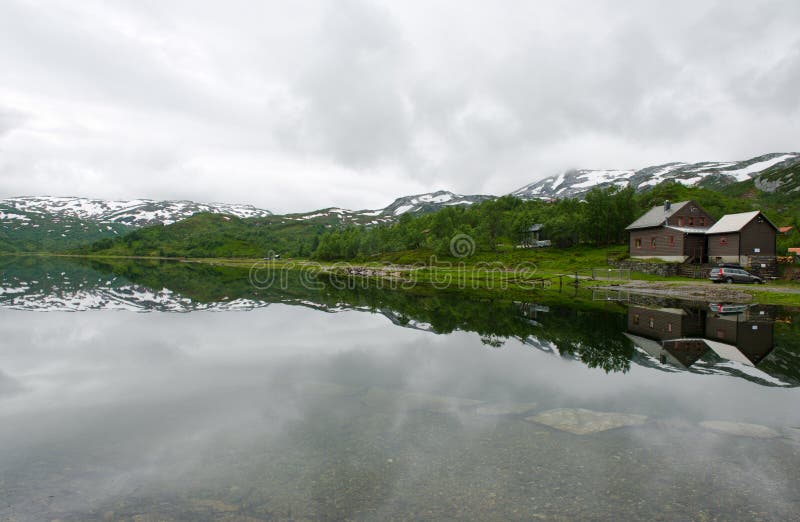 Scandinavian mountains stock photo. Image of rocks, blue - 26223600