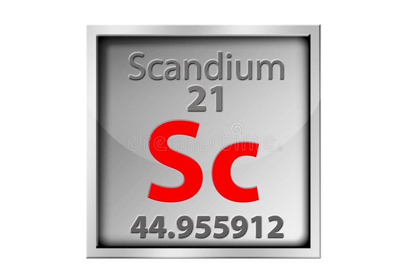 Periodic Table Element Scandium Icon Stock Illustrations – 195 Periodic ...