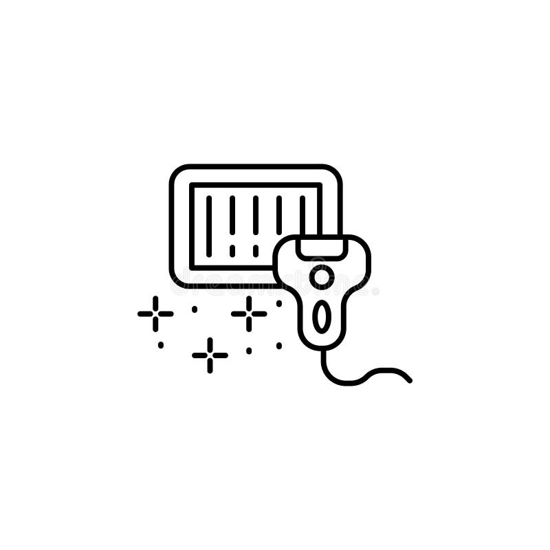 PC Scanner Icon. Element of Computer Parts with Name Icon for Mobile ...