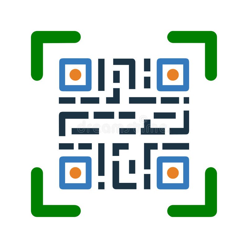 Scanner, Barcode, Qr Code Icon. Editable Vector Graphics Stock ...