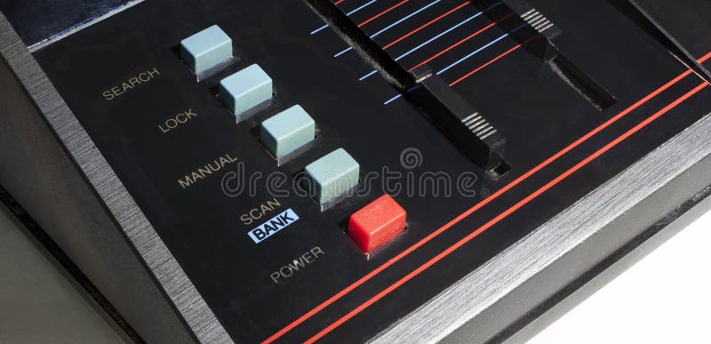 Scanner control panel stock image. Image of blue, power - 102621245