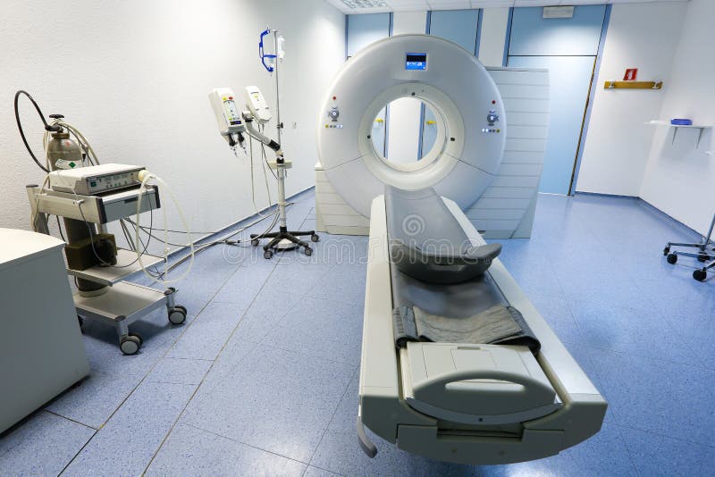 Scanner CT (Computertomographie) Im Krankenhaus Stockfoto - Bild von ...