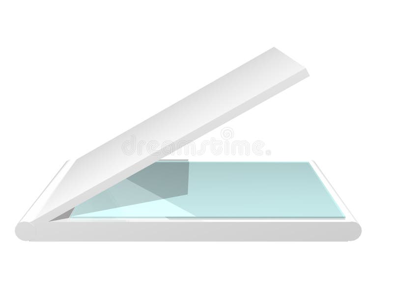 Scanner Electronic Office Device Stock Illustration - Illustration of ...