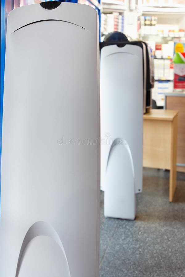 Scanner entrance gate stock image. Image of device, search - 195249503