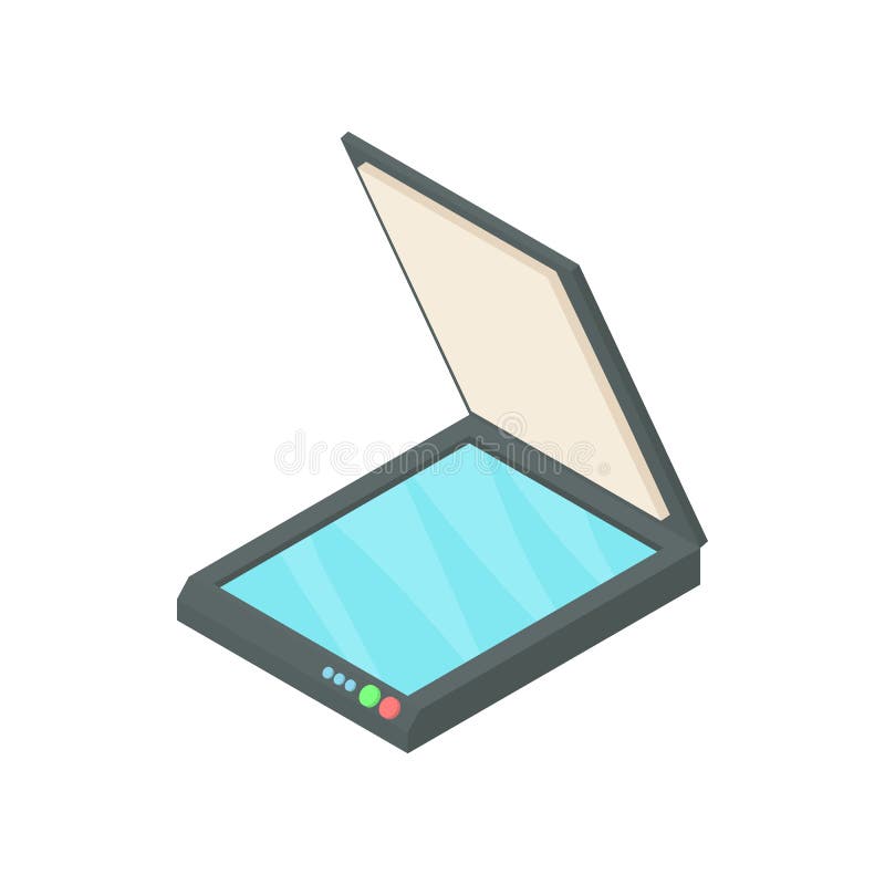 Scanner Icon, Cartoon Style Stock Vector - Illustration of device ...
