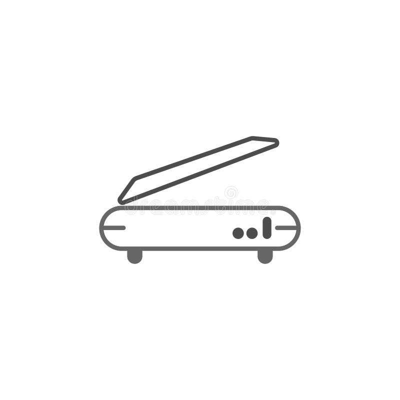 Scanner Icon Design Illustration Stock Illustration - Illustration of ...
