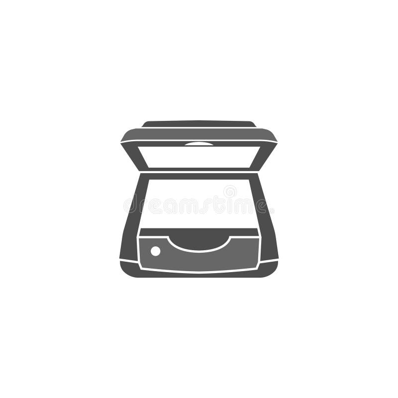 Scanner Icon Design Illustration Stock Illustration - Illustration of ...