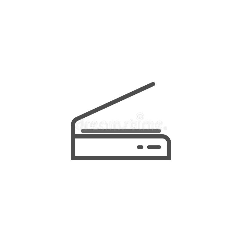 Scanner Icon Design Illustration Stock Illustration - Illustration of ...