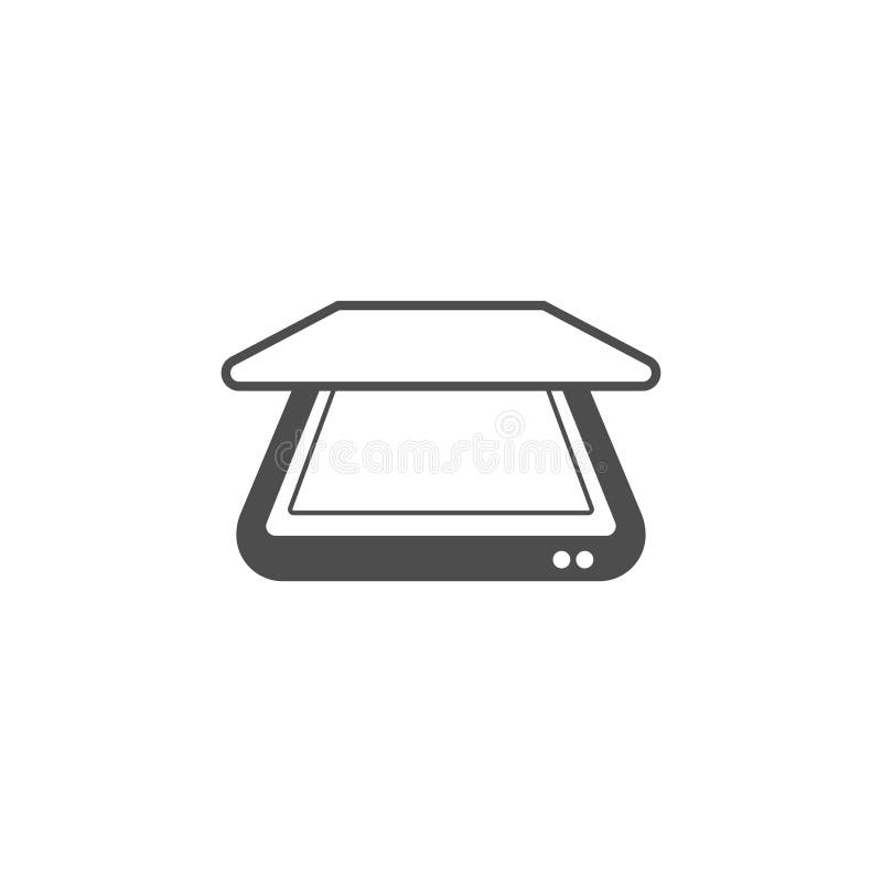 Scanner Icon Design Illustration Stock Illustration - Illustration of ...