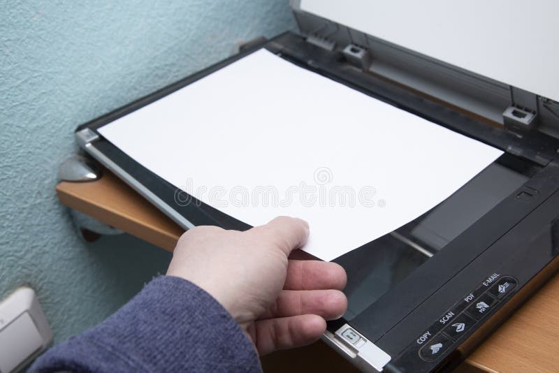 Scanner for Scanning Documents. Office Everyday Equipment Stock Photo ...