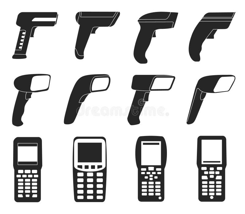 Scanner Vector Icon.Cartoon Vector Icon Isolated on White Background ...