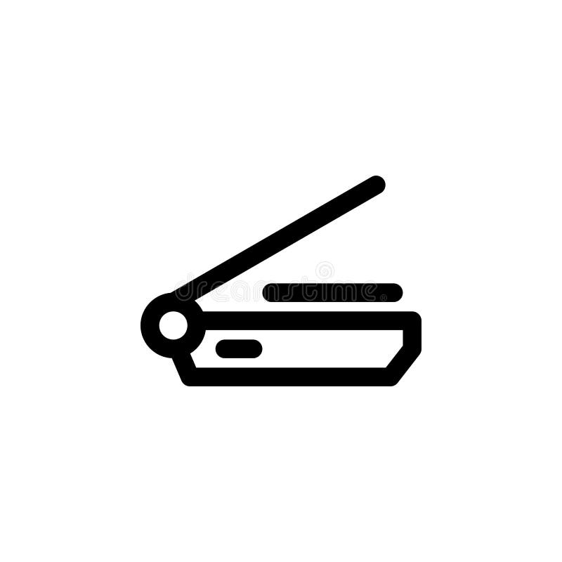 Scanner Vector Icon. Computer Component Icon Outline Style. Perfect Use ...
