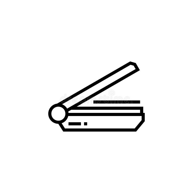 Scanner Vector Icon. Computer Component Icon Outline Style. Perfect Use ...