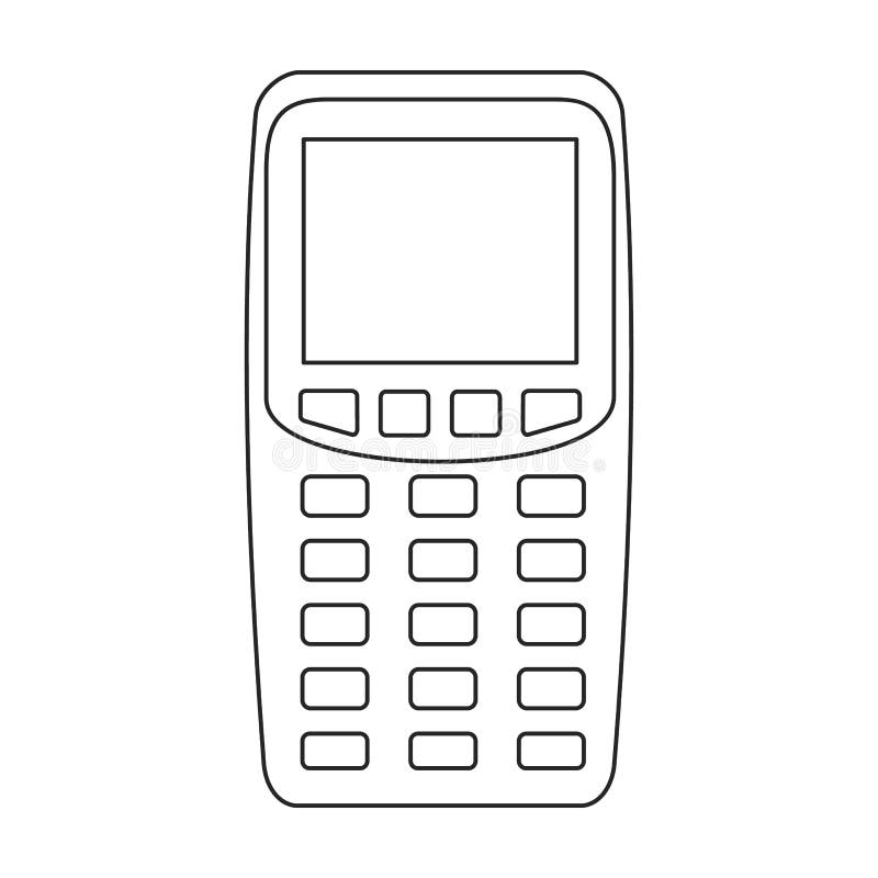 Scanner. Vector drawing stock vector. Illustration of business - 89368023