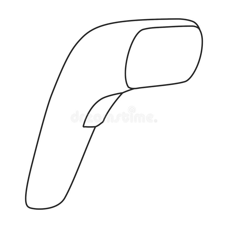 Scanner Vector Icon.Cartoon Vector Icon Isolated on White Background ...