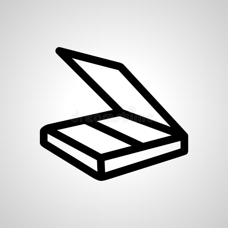 Scanner Simple Icon. Scanner Isolated Vector Icon Stock Illustration ...