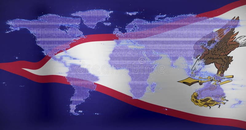 Scanning Beam Emerging from Flag Tip Sweeping Map Overlay Revealing ...
