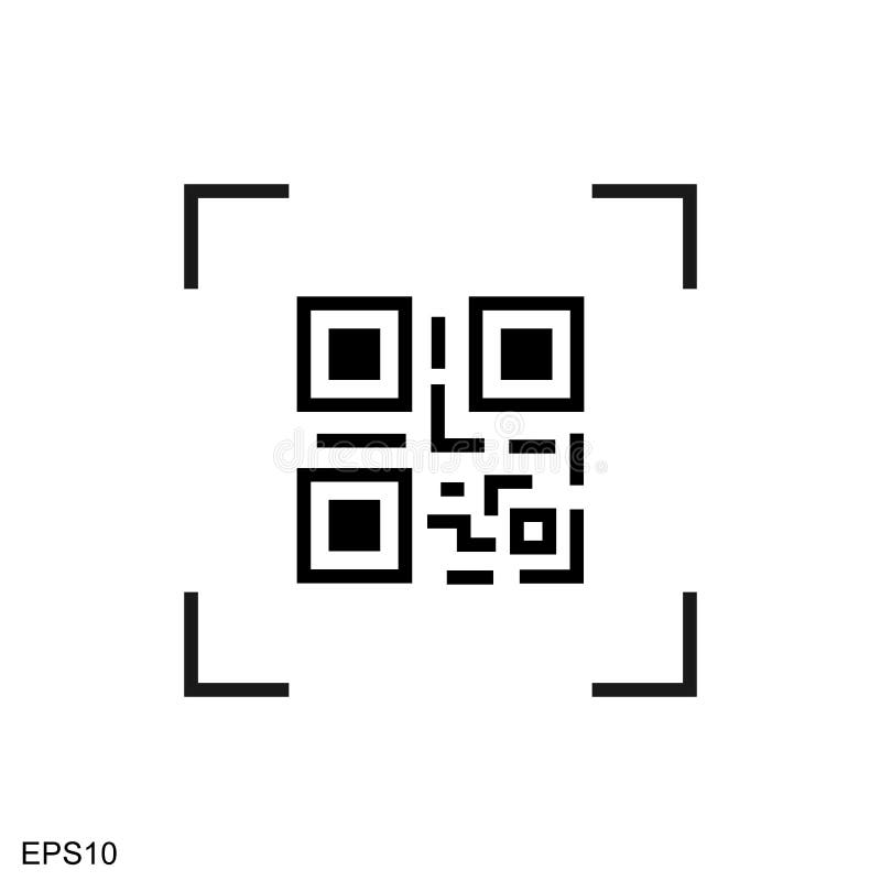 Scanning Black Round Simple Qarcode on Phone Screen Icon Stock Vector ... Scanning Black Round Simple Qarcode on Phone Screen Icon Stock Vector ...