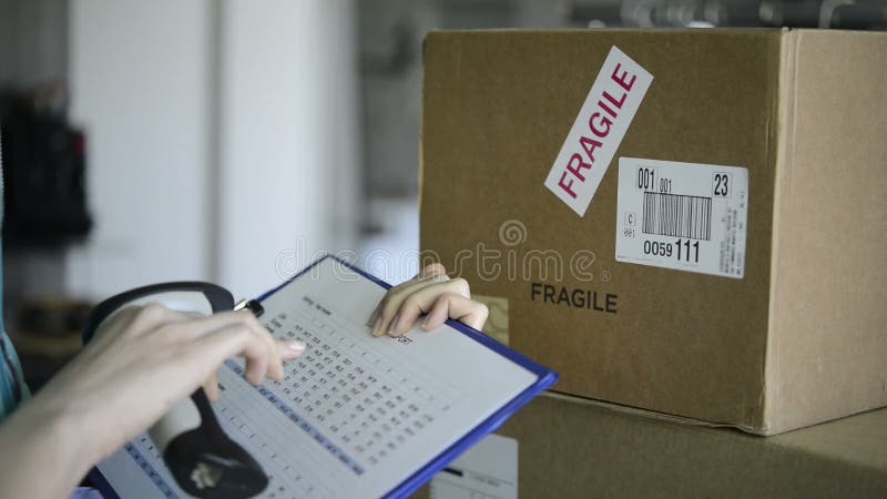 Delivery Driver Loading His Van Stock Video - Video of freight, 1080p ...