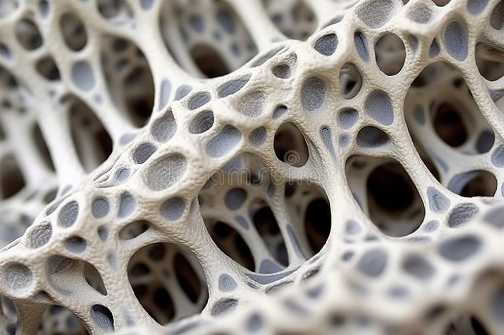 Scanning Electron Microscope Bone Tissue Generative AI Stock ...