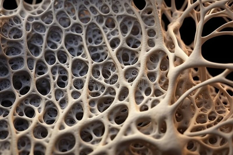 Scanning Electron Microscope Bone Tissue Generative AI Stock ...