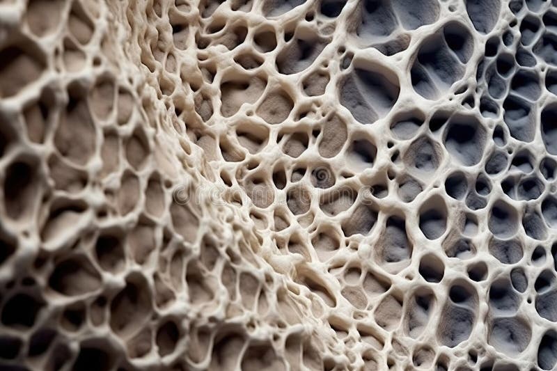 Scanning Electron Microscope Bone Tissue Generative AI Stock ...