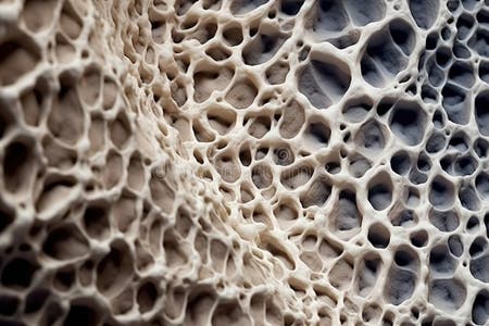 Scanning Electron Microscope Bone Tissue Generative AI Stock ...