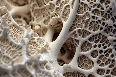 Scanning Electron Microscope Bone Tissue Generative AI Stock ...