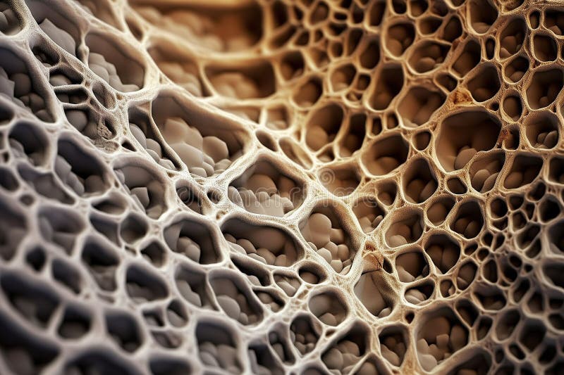 Scanning Electron Microscope Bone Tissue Generative AI Stock ...