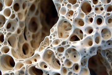 Scanning Electron Microscope Bone Tissue Generative AI Stock ...