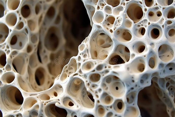 Scanning Electron Microscope Bone Tissue Generative AI Stock ...