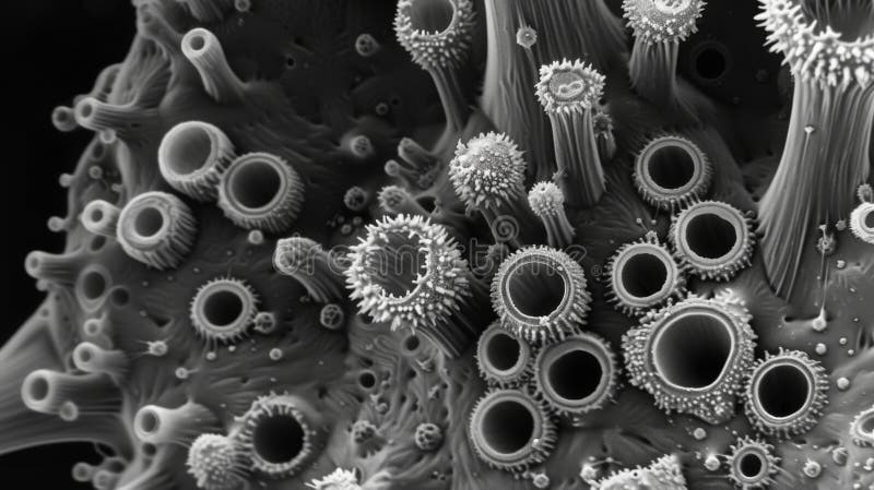 A Scanning Electron Microscope Image of a of Centrioles Small ...