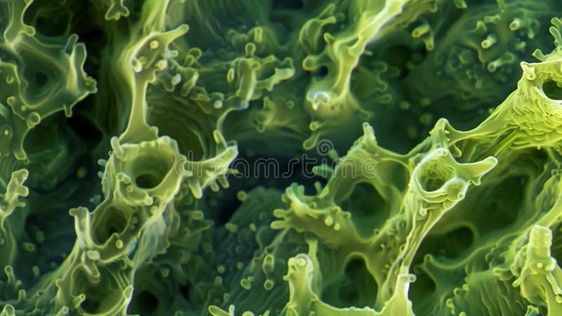 Scanning Electron Microscope Image of Multiple Antibodies Forming a ...