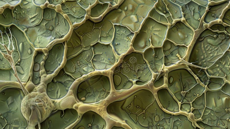 A Scanning Electron Microscope Image of a Plant Roots Epidermal Cells ...