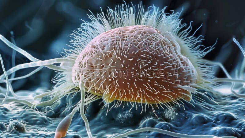 A Scanning Electron Microscope Image of a Single Euglenoid Cell ...