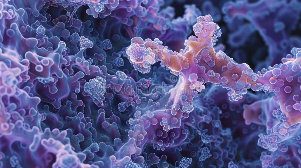 Scanning Electron Microscope Image of Transcription Factor Proteins ...