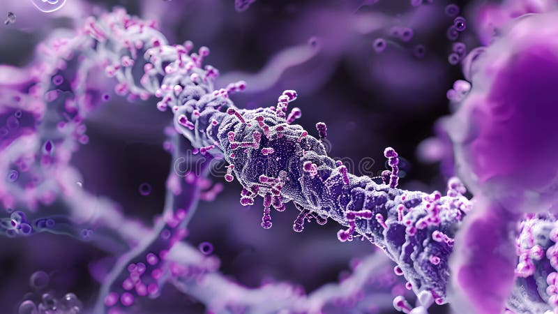 Scanning Electron Microscope Image of Transcription Factor Proteins ...